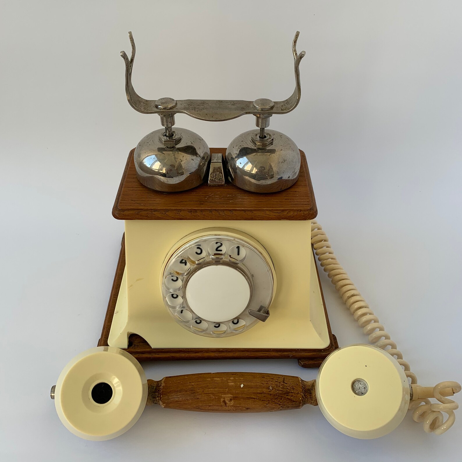 Vintage Telephone Ivory Retro Model Rarity Rotary Dial | Etsy