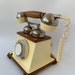 Vintage Telephone Ivory Retro Model Rarity Rotary Dial - Etsy