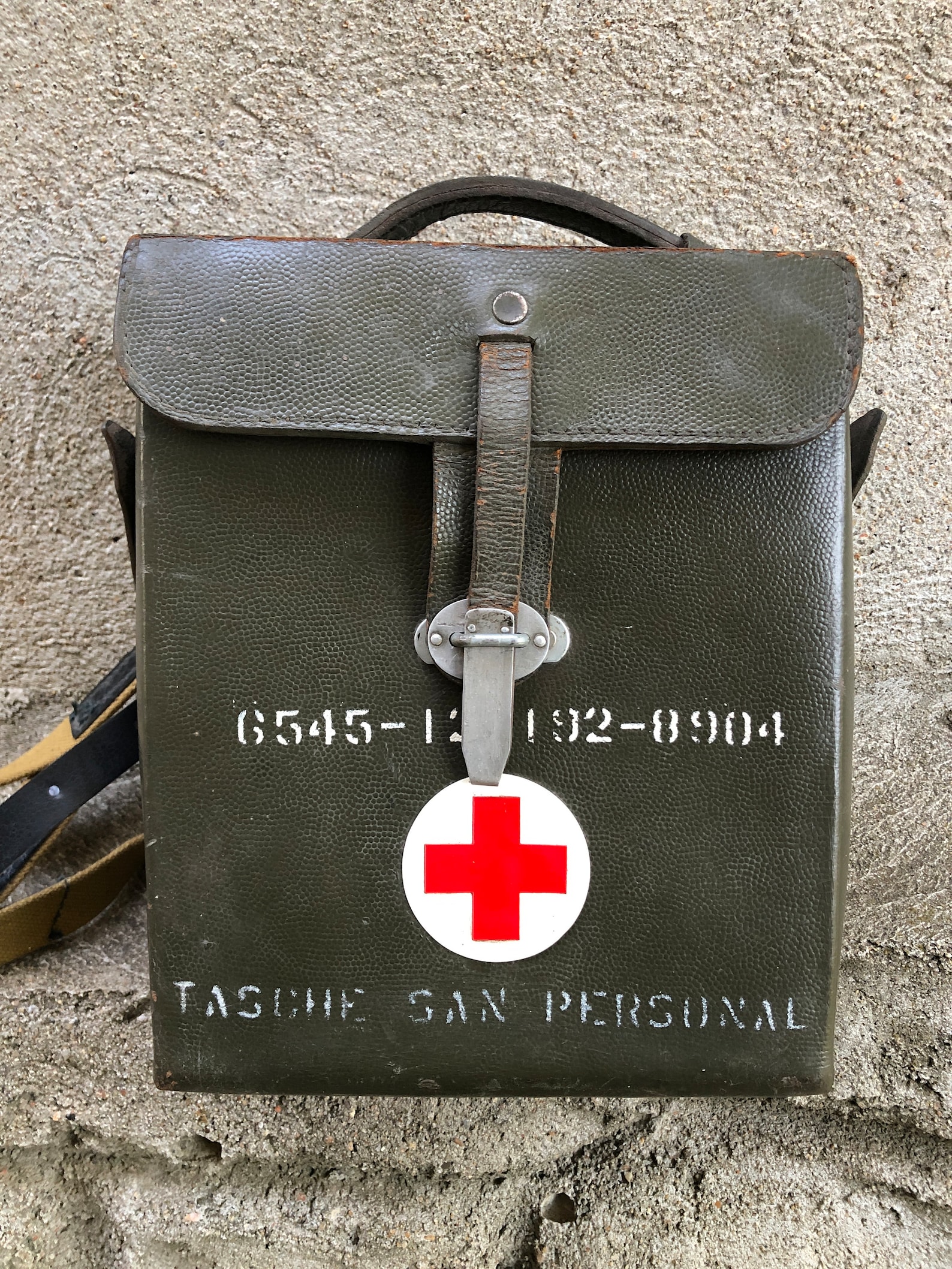Antique First Aid Kit, Vintage Medical Bag, First Aid Kit, Red Cross ...