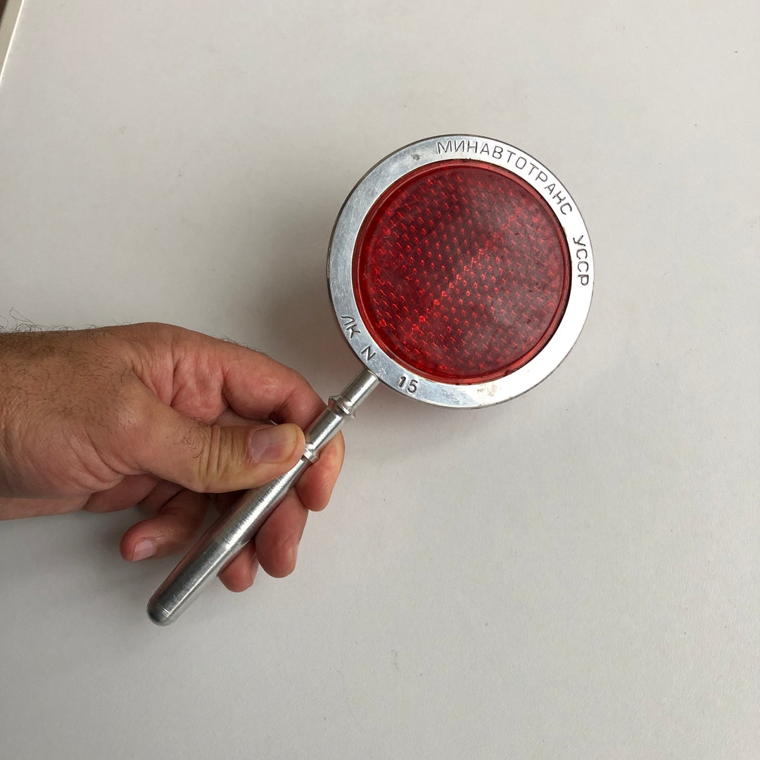 Stop Signal Baton, Stop Sign, Soviet Traffic Police, Collectible ...