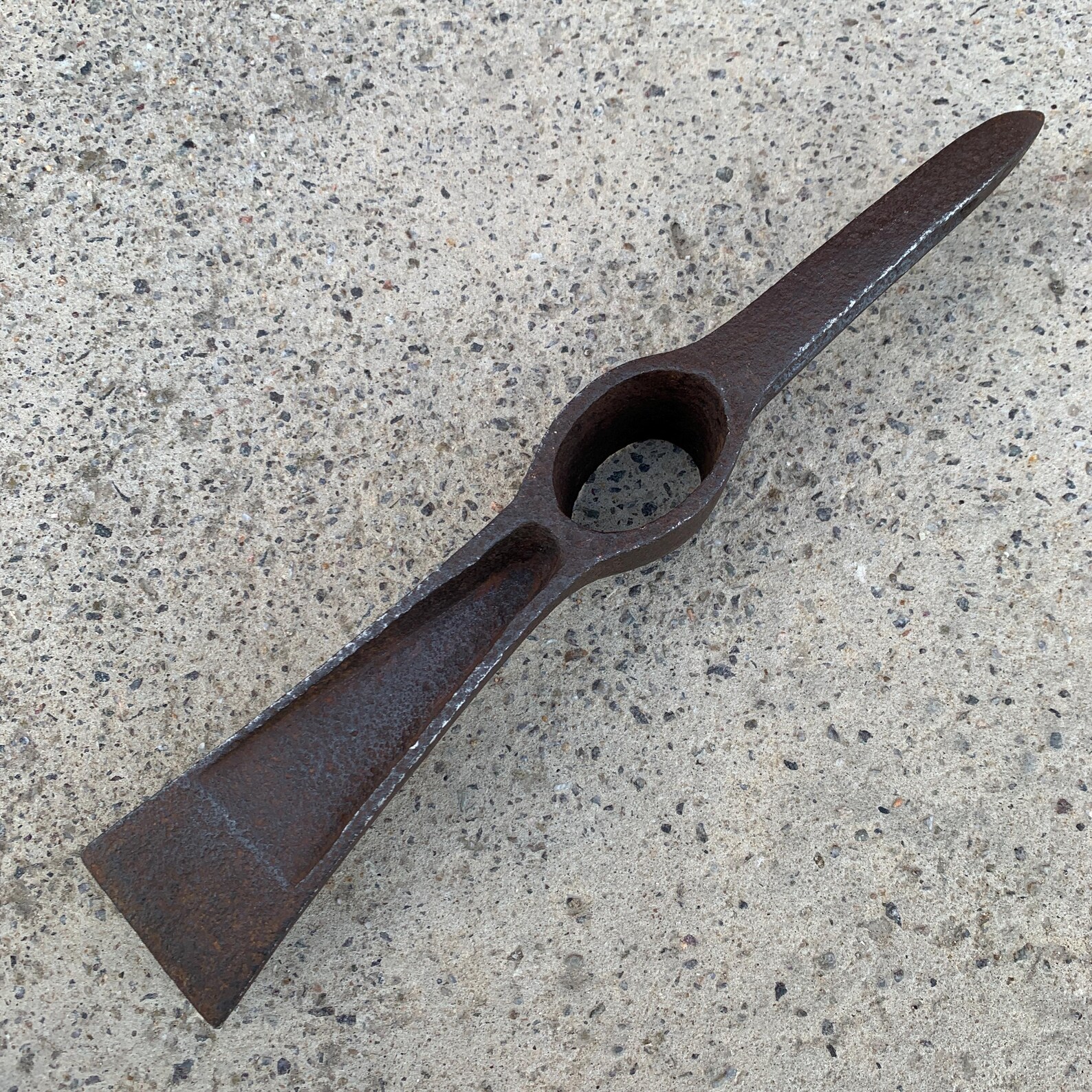 Vintage Craft Tool, Old Pickaxe, Digger's Tool, Construction Pickaxe ...