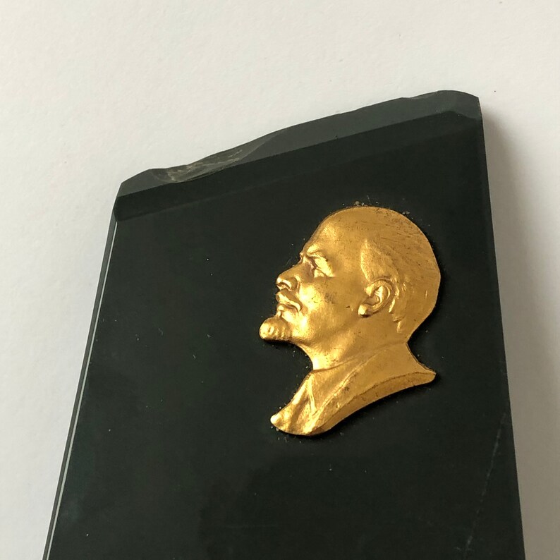Vintage Souvenir "lenin", Miniature Desktop Monument, Natural Stone ...