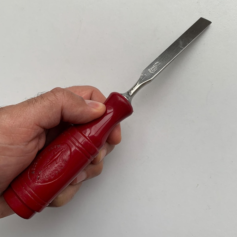 Vintage Carpentry Tool, EA Berg Eskilstuna Chisel, Wood Carving, Flat ...