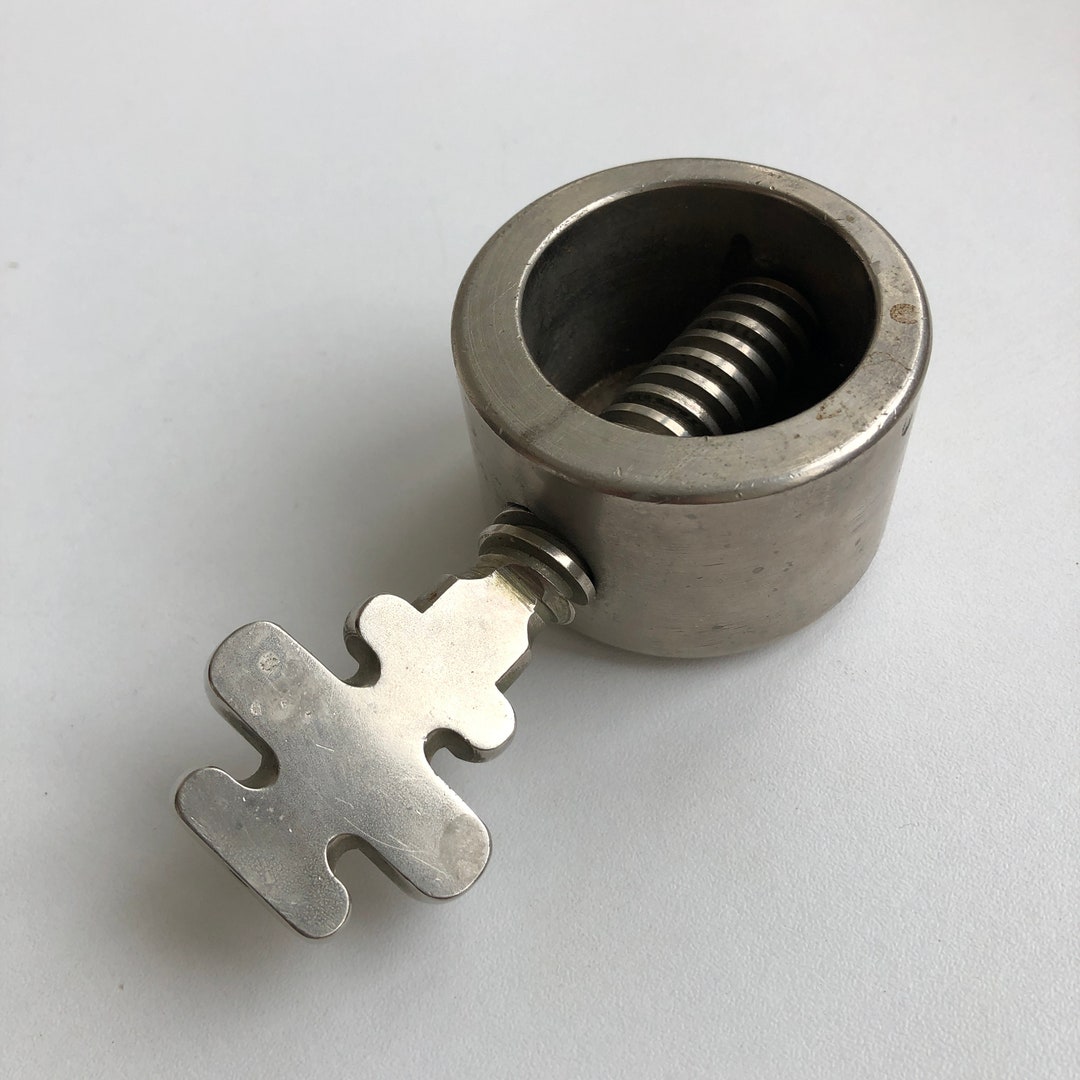 Vintage Screw Nutcracker, Nut Opener, Metal Nutcracker, Handmade, Old ...