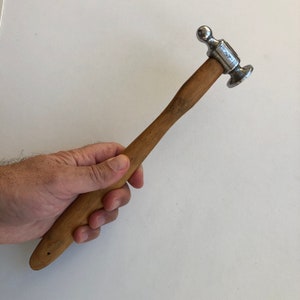 Vintage Craft Hammer, Chasing Hammer, Rare Shaped Hammer, Handmade ...