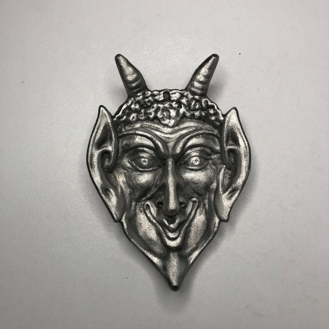 Vintage Ashtray, Devil's Face, Soviet Ashtray, Devil Decor, Office ...