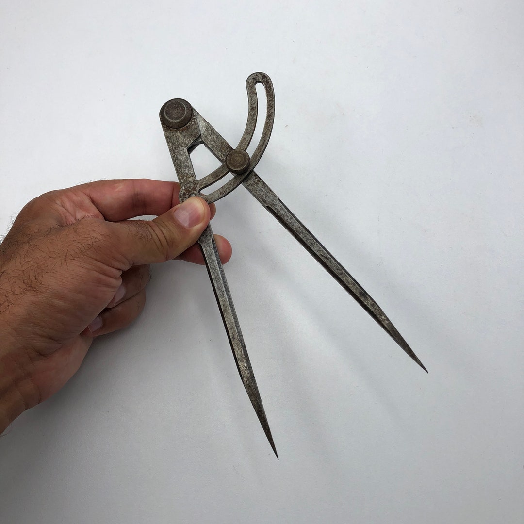 Vintage Tool, Caliper, Divider Caliper Compass, Locksmith Tool ...
