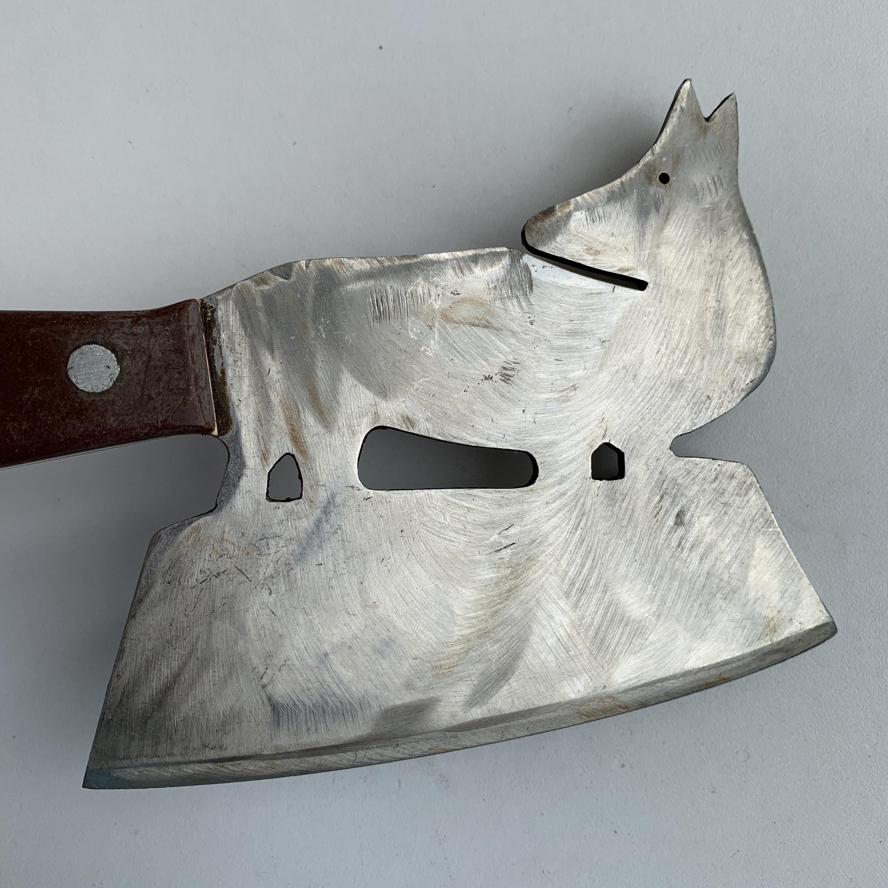 Vintage Butcher Axe, Fox Axe, Handmade, Kitchen Axe, Soviet Meat Axe ...
