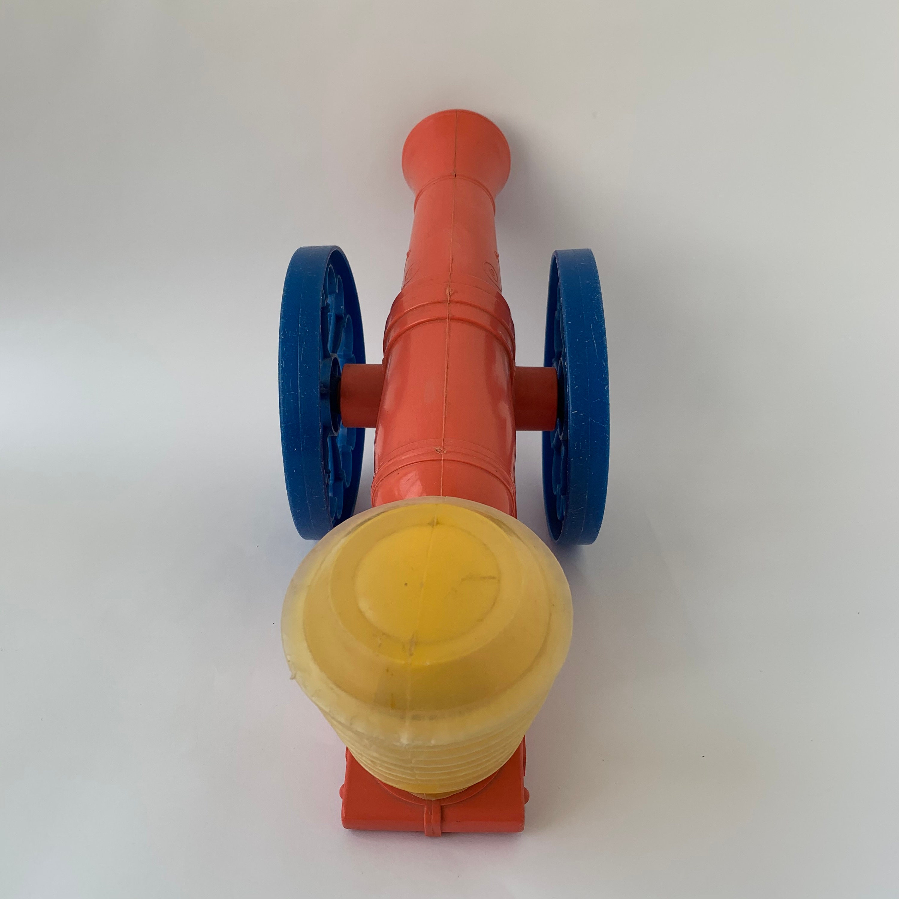 Large Vintage Toy Cannon, Soviet Plastic Cannon, Toy Cannon, Rare Toy ...