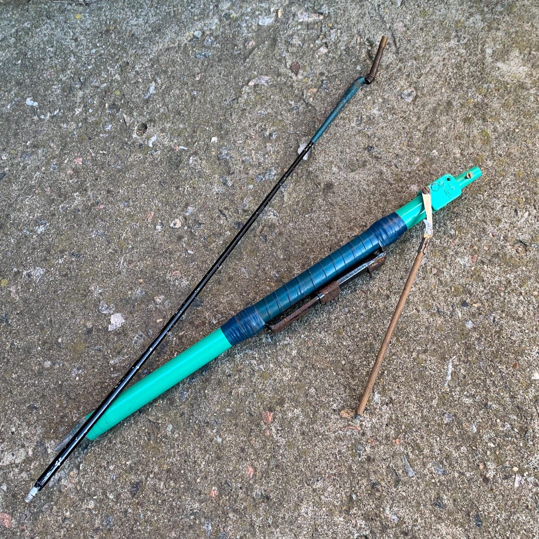 Vintage Fishing Rod, Soviet Fishing Rod, Fishing Rod With Self-hooking ...