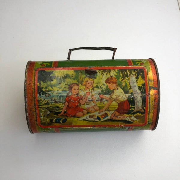 Vintage Lunch Box - Etsy
