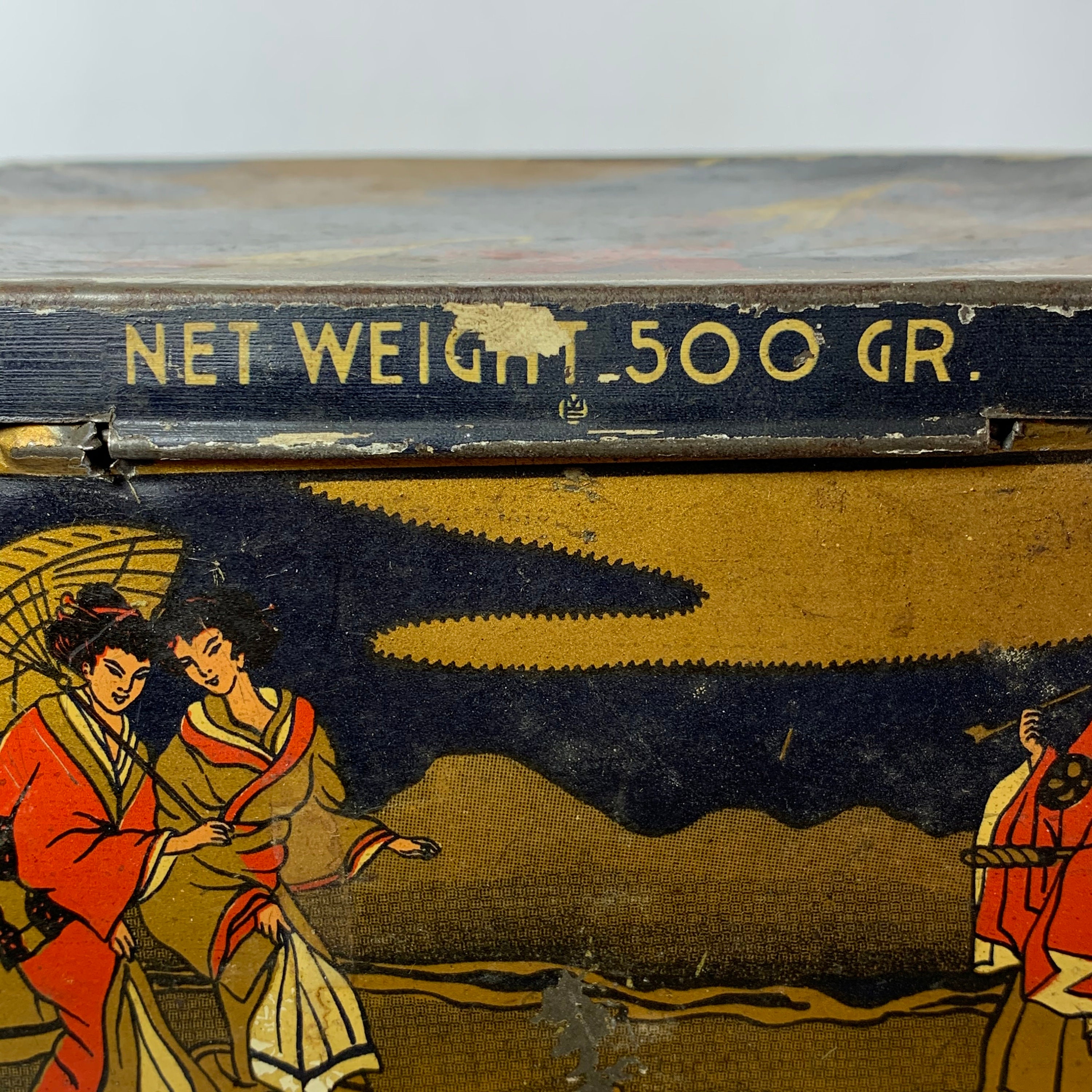 Large Vintage Tea Box Tea Can Old Poland 30s Chinese - Etsy