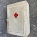Vintage First Aid Kit, Red Cross, Medical Box, Soviet Wooden Wall ...