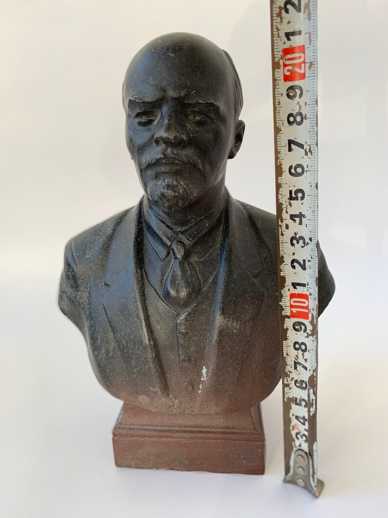 Vintage Bust Lenin Soviet Table Sculpture Collectible | Etsy