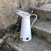 Vintage Enamel Pitcher Water Pitcher Large Bath Pitcher - Etsy