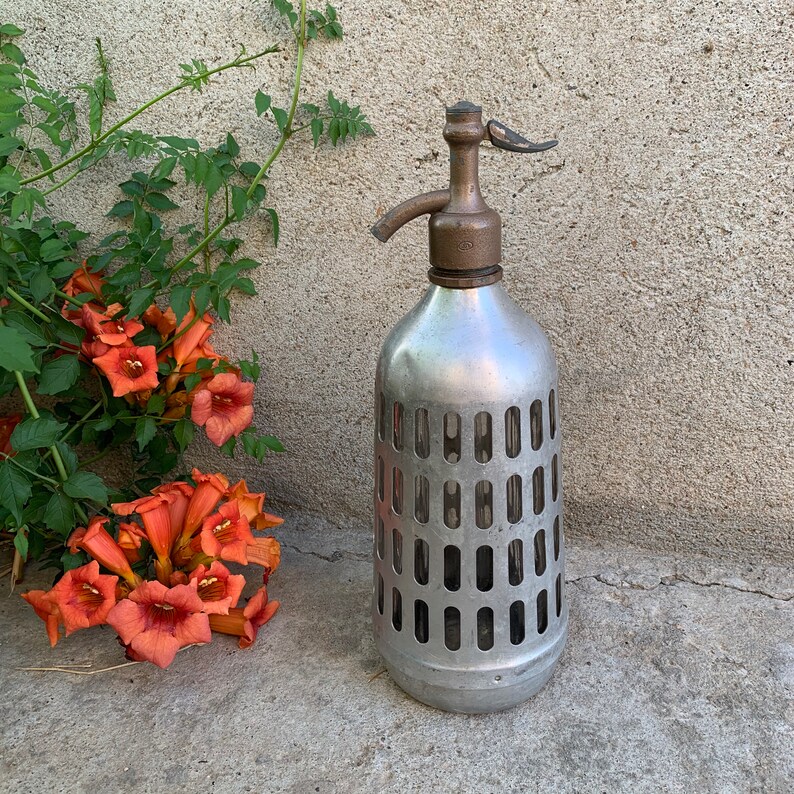 Vintage Soda Siphon Art Deco Soviet Water Aerator Old Glass - Etsy