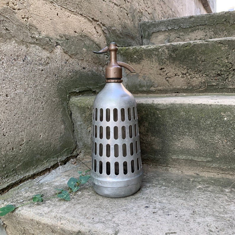 Vintage Soda Siphon Art Deco Soviet Water Aerator Old Glass - Etsy