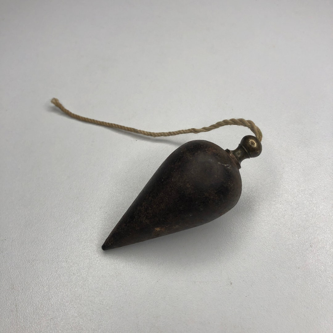 Antique Plumb Bob, Iron Plumb Bob, Construction Tool, Craft Tool ...