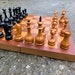 Vintage Chess Old Wooden Chess Soviet Board Game Logic - Etsy