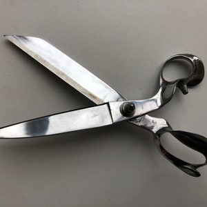 Vintage Tailor Scissors, Large Scissors, Sewing Tool, Cutting and ...