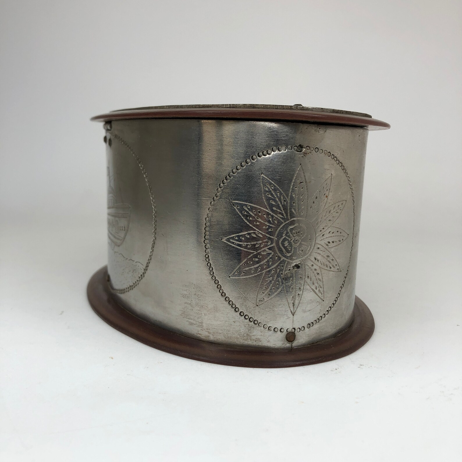 Vintage Jewelry Box Soviet Jewelry Box Handmade Oval - Etsy