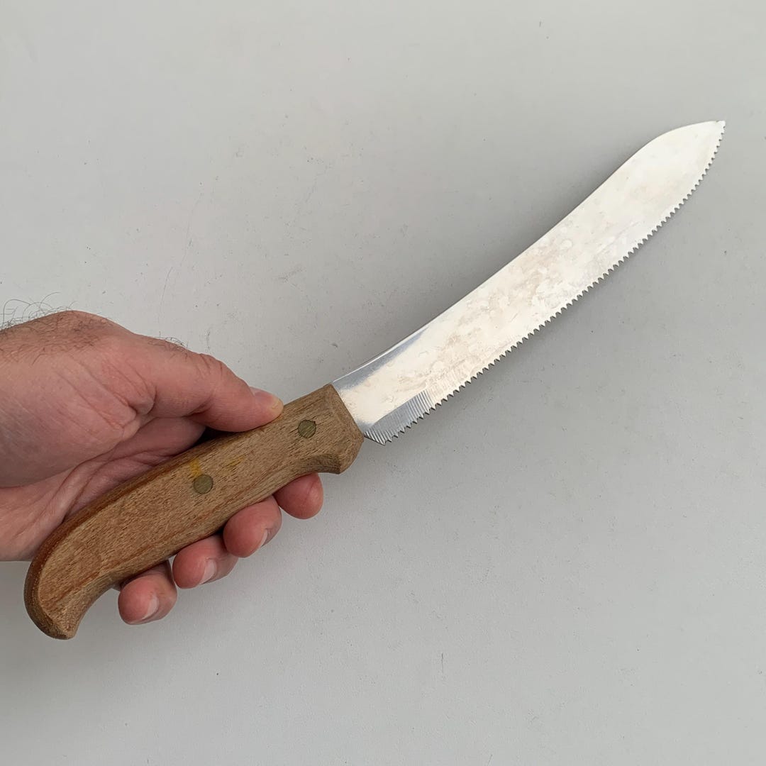 Vintage Bread Knife, OYO Husmorkniven, Old Norwegian Knife, Kitchen ...