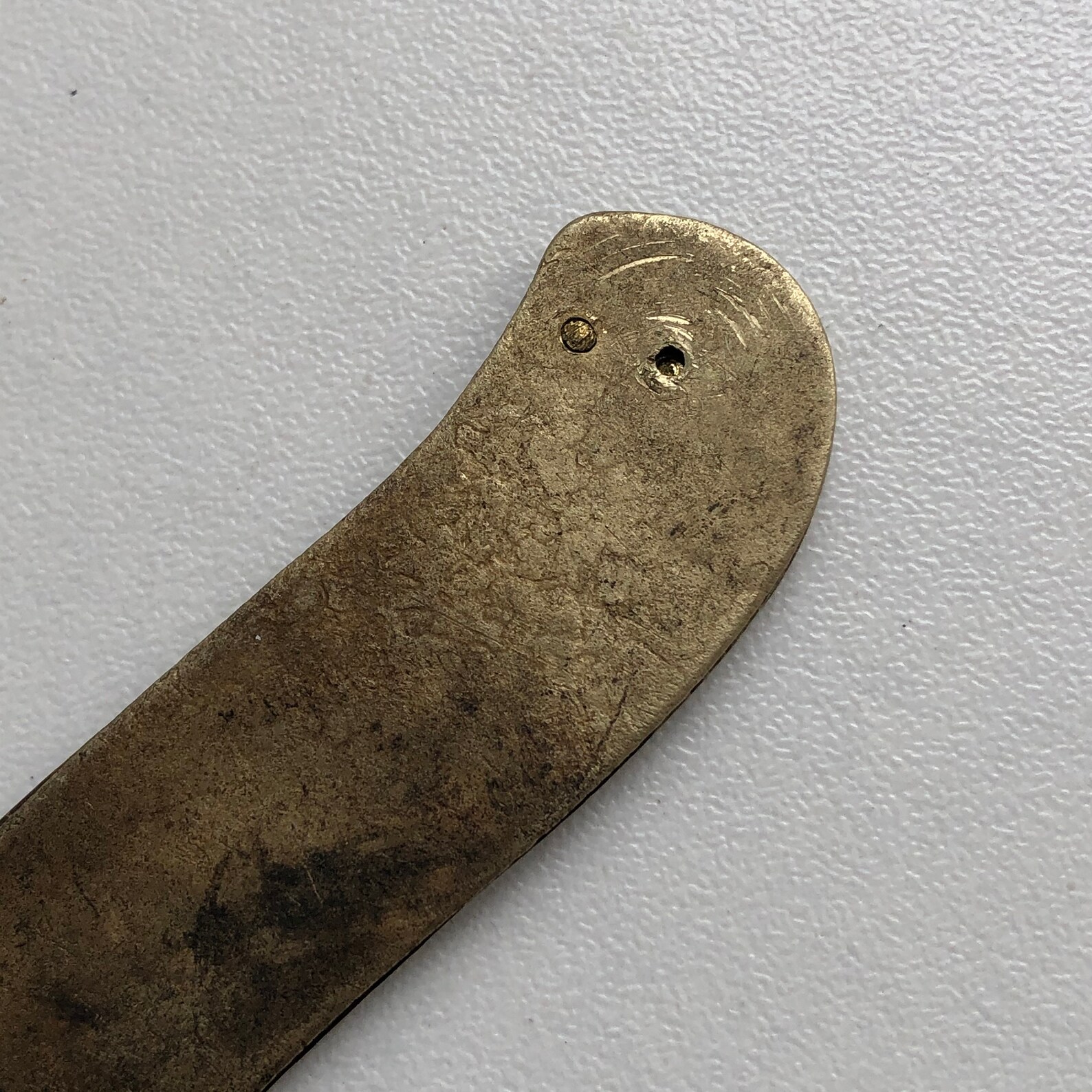 Antique Mustache Comb Men's Pocket Comb Bronze Comb - Etsy