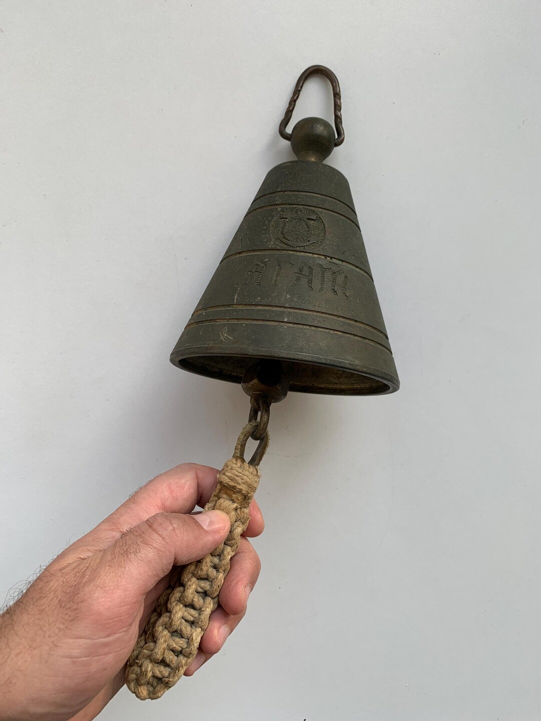 Vintage Ship Bell, Bronze Bell, Ship Bell, Nautical Decor, Beach House ...