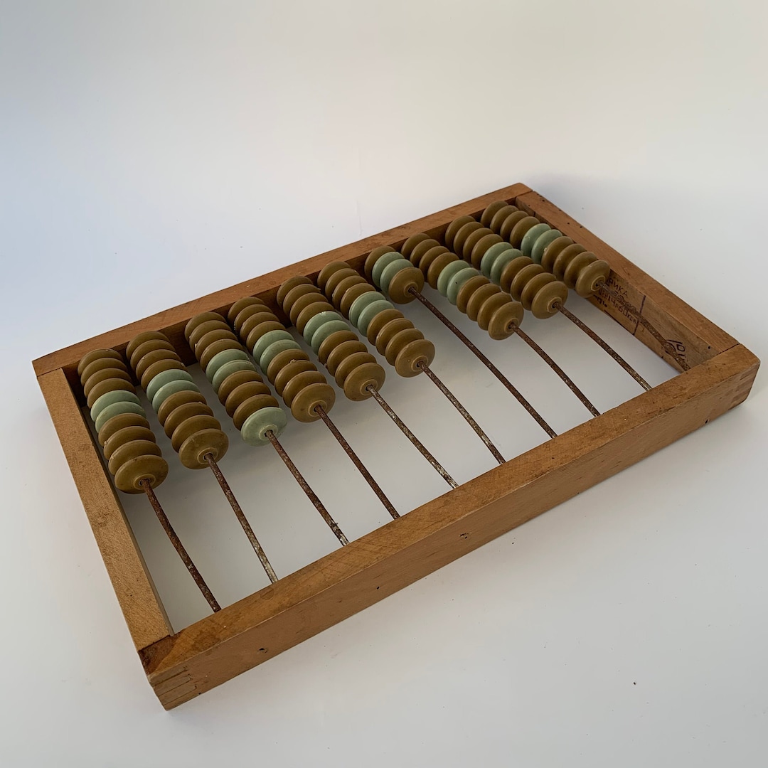 Soviet Abacus, Wooden Frame for Counting With Plastic Beads - Russian ...