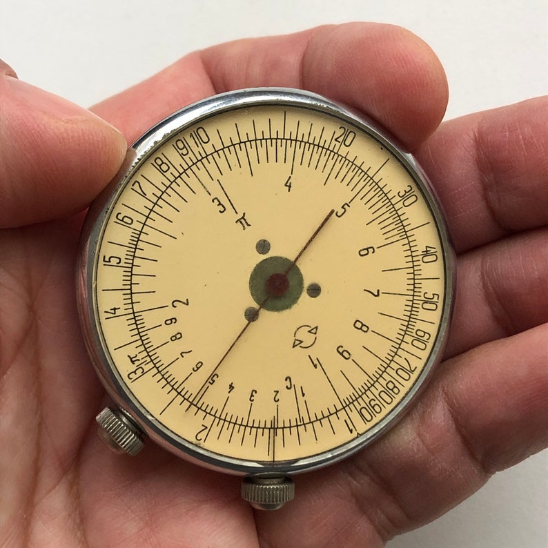 Vintage Counting Ruler Circular Ruler KL-1 Counting Device - Etsy