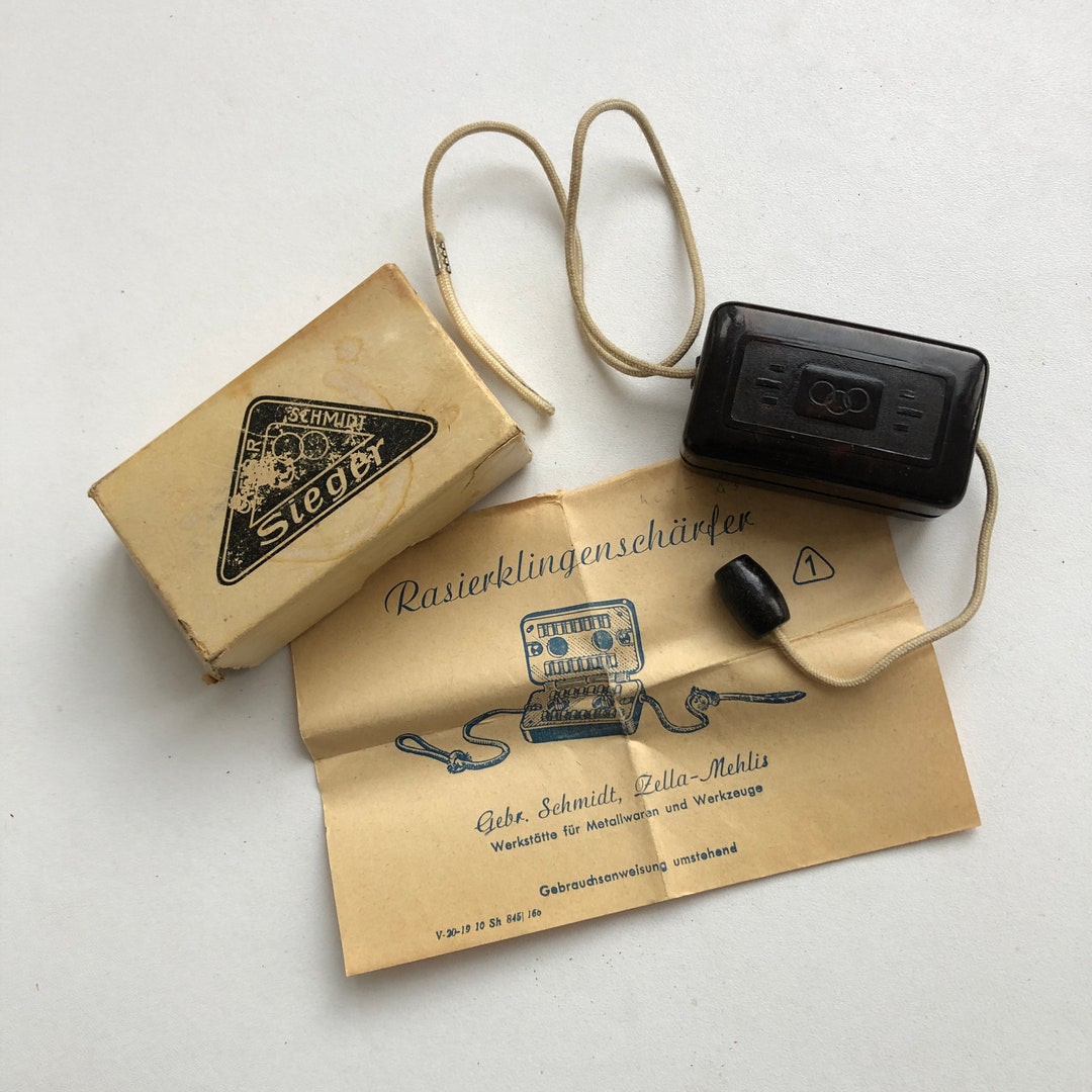 Vintage Blade Sharpener, Razor Blade Sharpener, Blade Band, Soviet ...