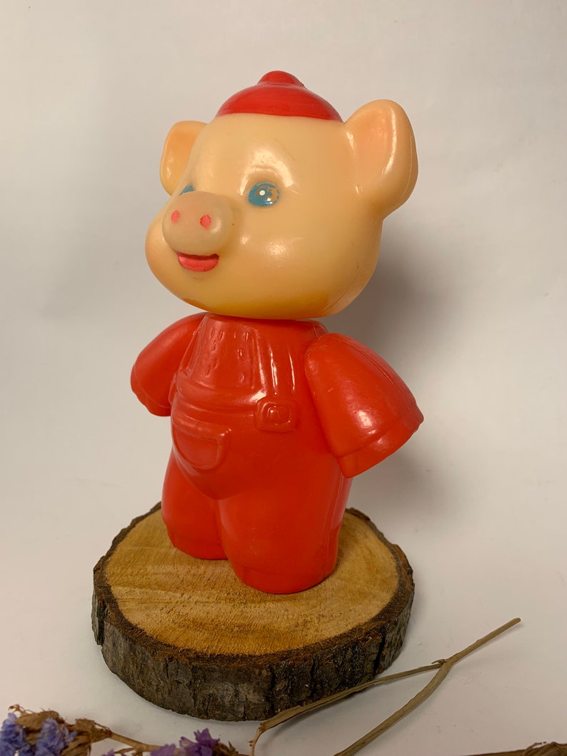 Piglet Vintage Toy of the USSR 70, Soviet Plastic Toy, Old Toy ...