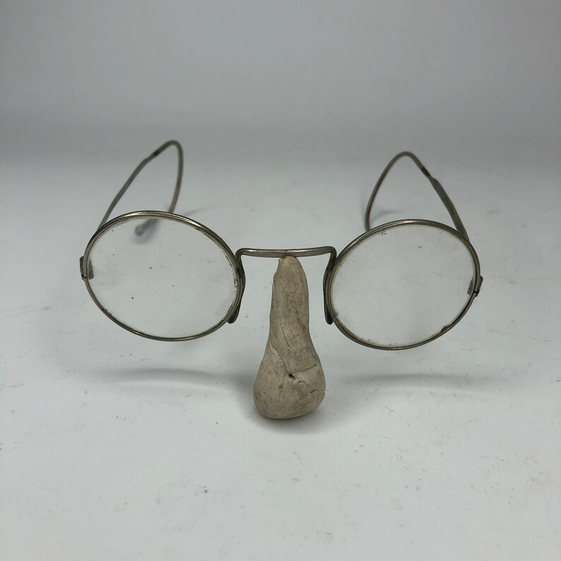 Vintage Glasses Round Glasses Wire Frame Glasses Diopter - Etsy