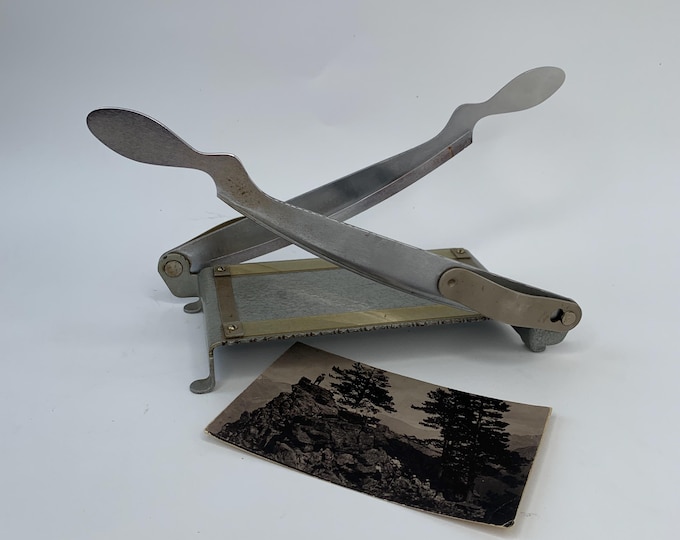 Vintage Photo Guillotine, Photo Paper Cutter, Photo Shaped Cutter, Hand ...