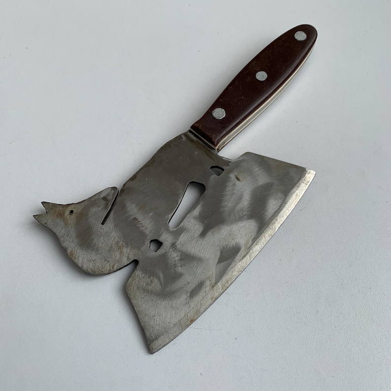 Vintage Butcher Axe, Fox Axe, Handmade, Kitchen Axe, Soviet Meat Axe ...
