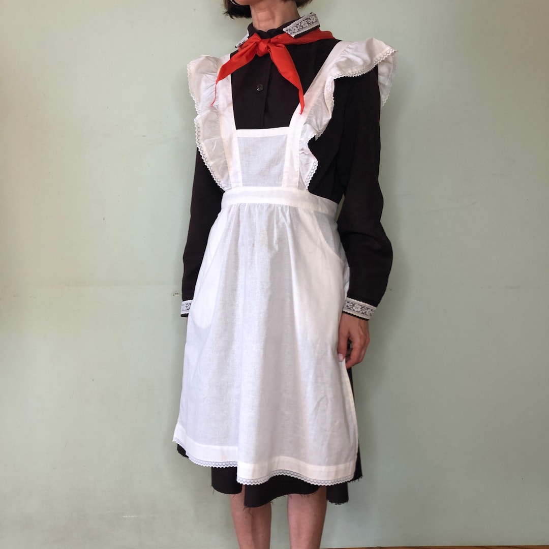 Vintage School Uniform Soviet Student Uniform I Dress School - Etsy
