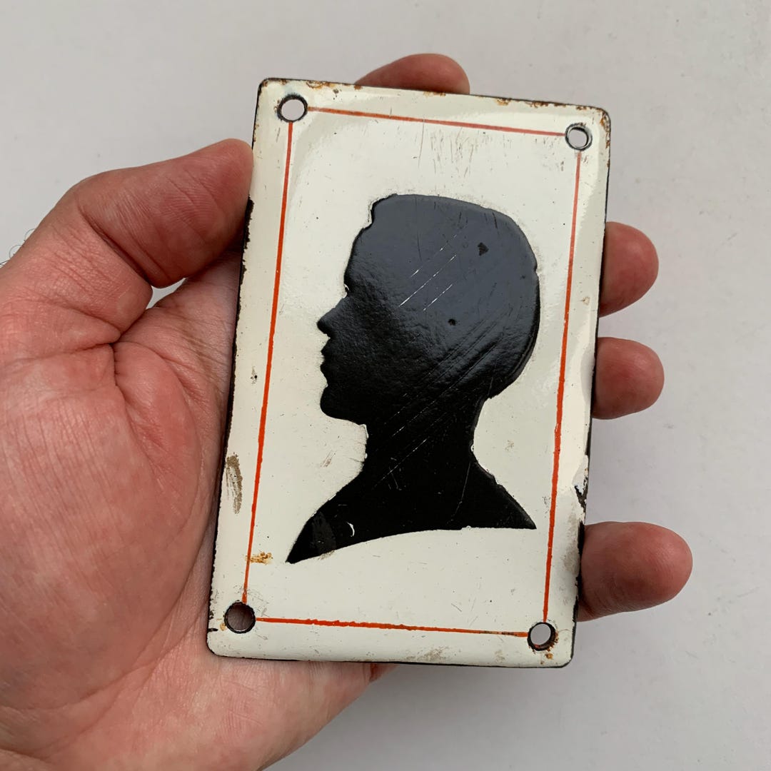 Vintage Toilet Sign, Men's Toilet, Man Profile, Rare Sign, Soviet Sign ...