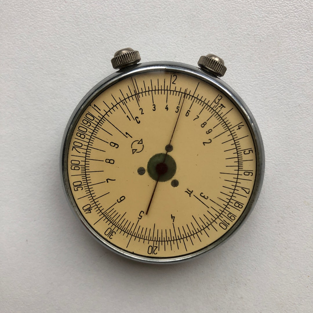 Vintage Counting Ruler, Circular Ruler KL-1, Counting Device ...