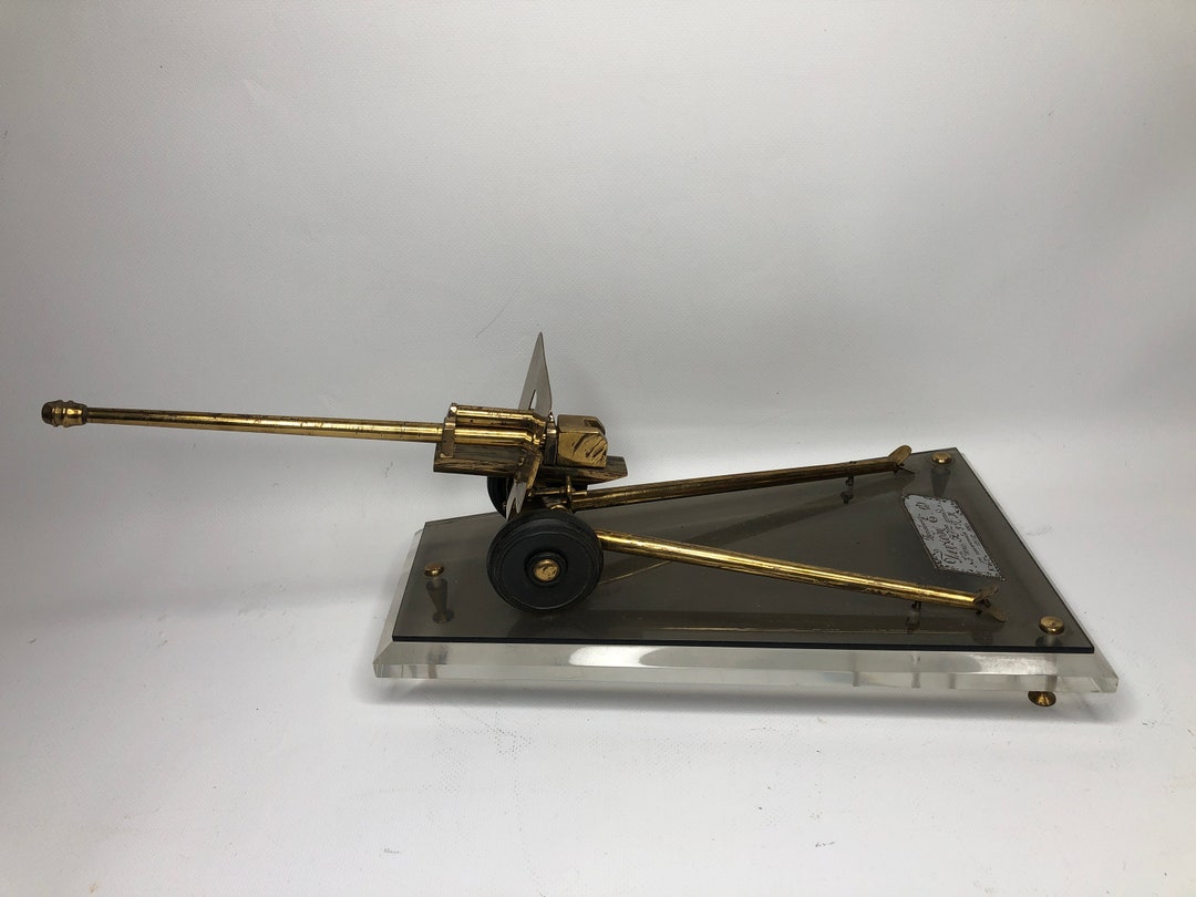 Vintage Desk Souvenir Cannon Model Miniature Bronze Cannon - Etsy