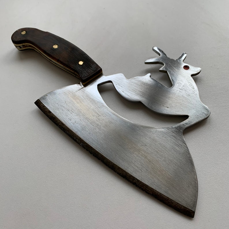 Soviet Butcher Ax Ornate Deer Blade Handmade Vintage Ax | Etsy