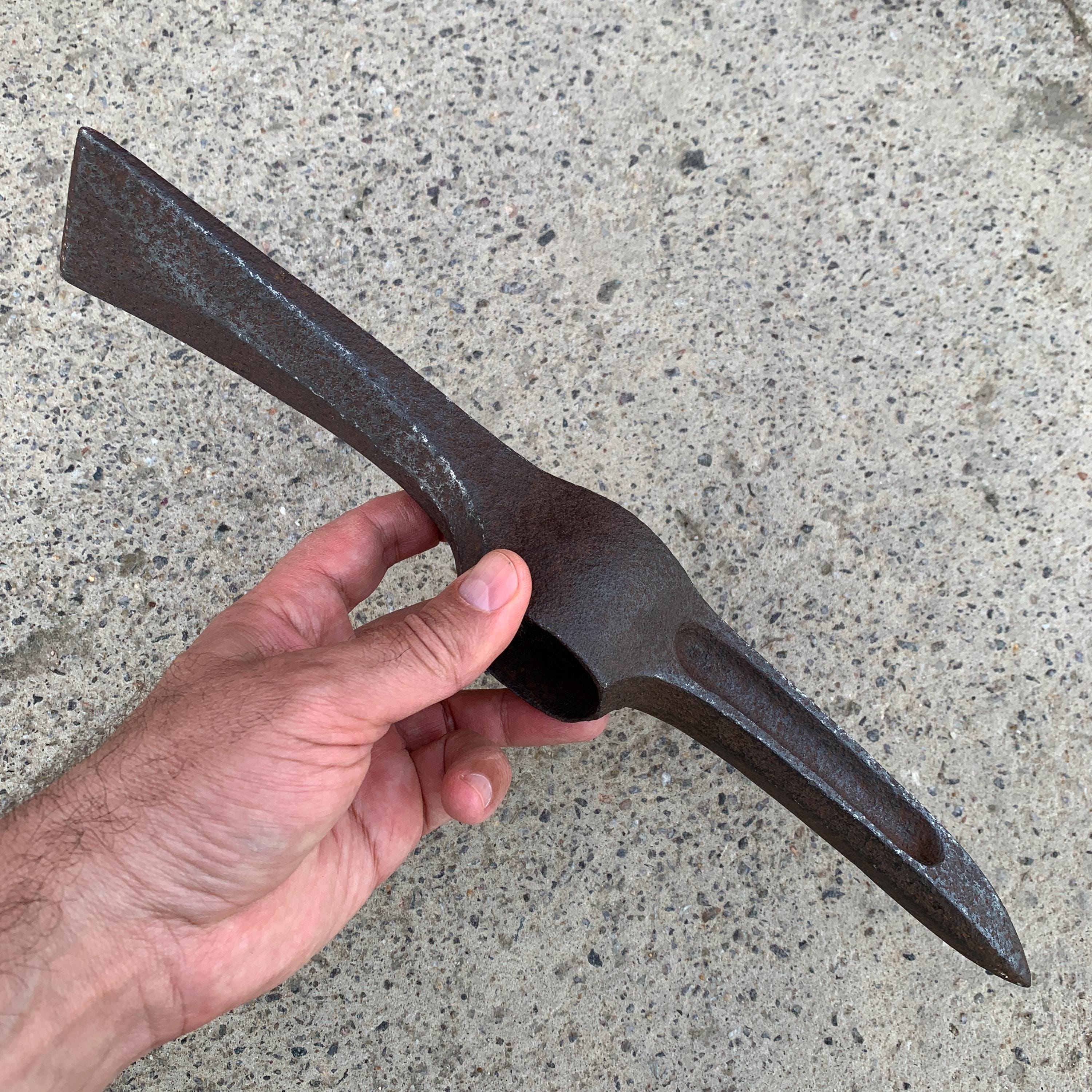 Vintage Craft Tool, Old Pickaxe, Digger's Tool, Construction Pickaxe ...