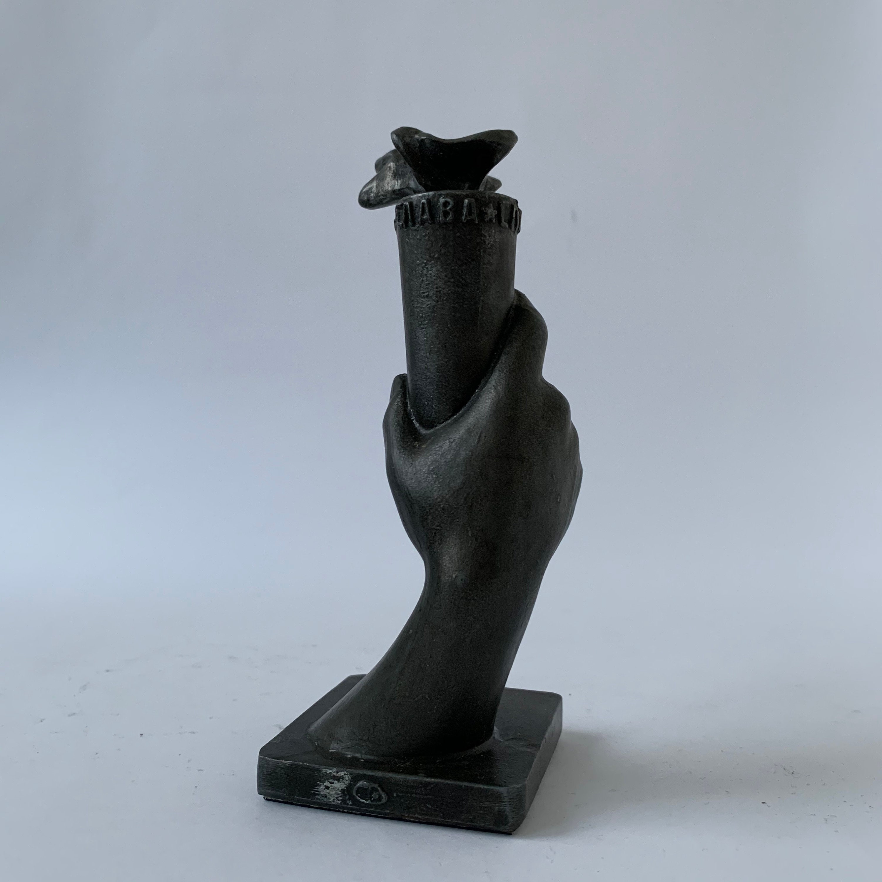 Soviet Table Sculpture hand With a Torch Vintage - Etsy