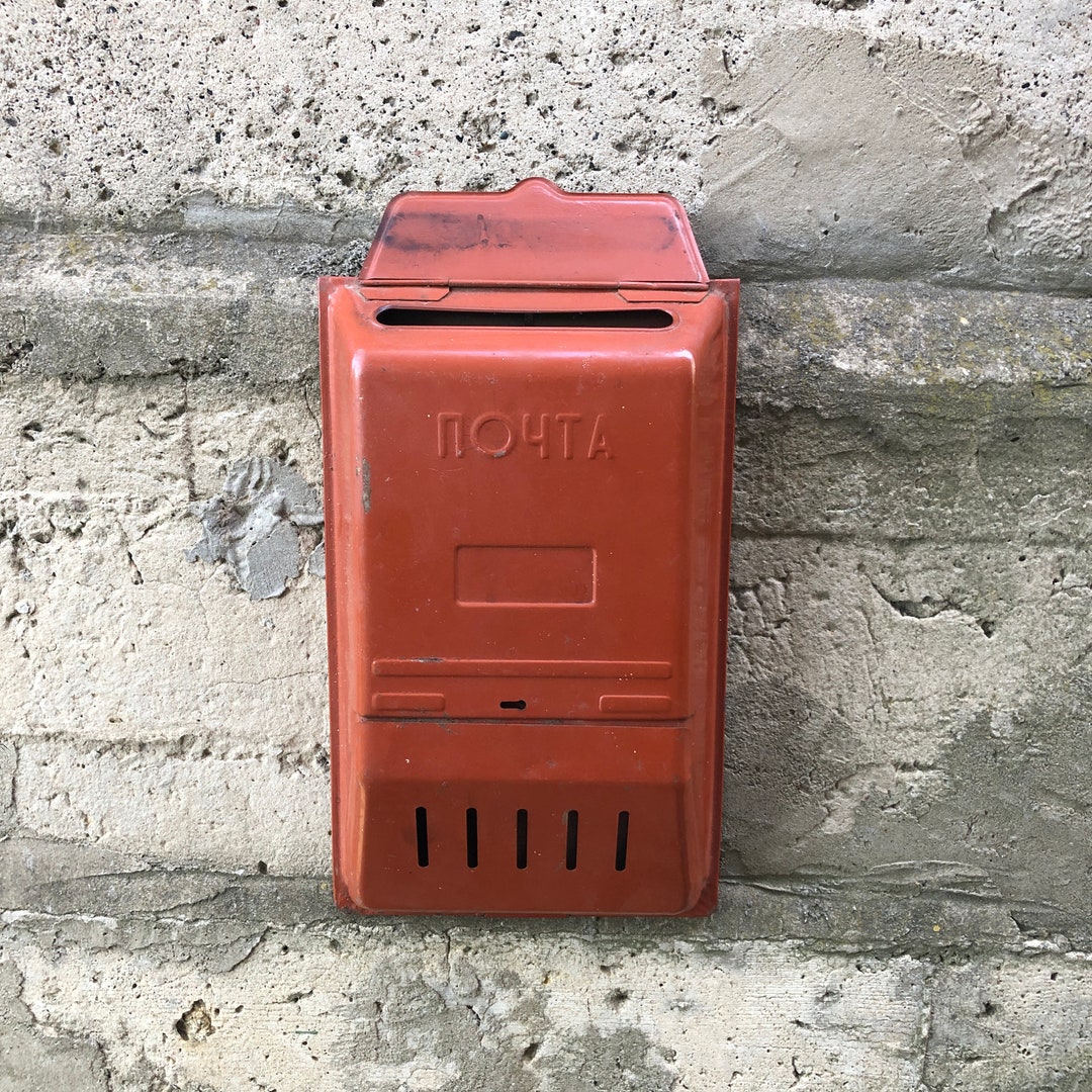 Vintage Mailbox, Letter and Newspaper Box,soviet Wall Box, Old Box ...