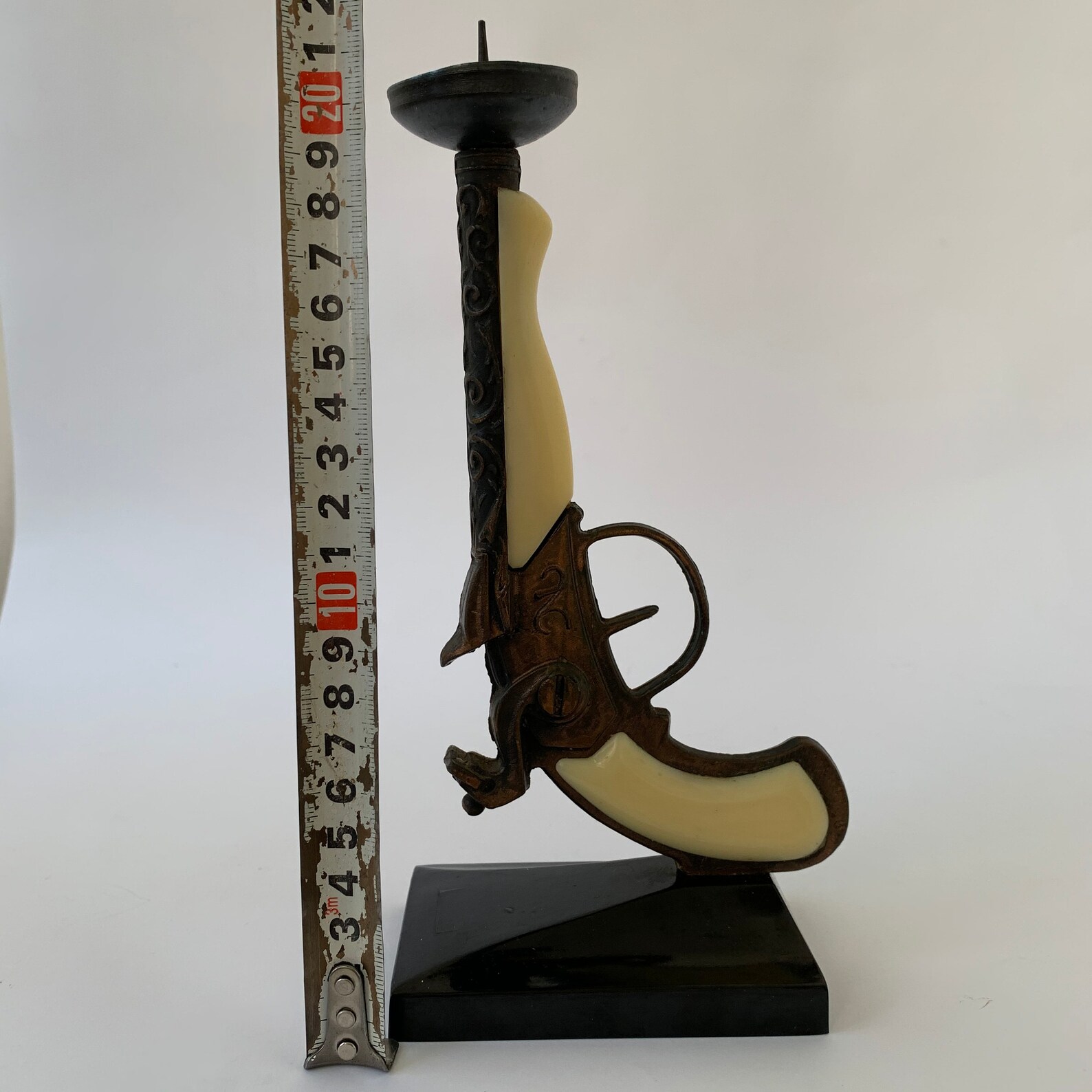 Vintage Candlestick pistol Soviet Candle Holder - Etsy