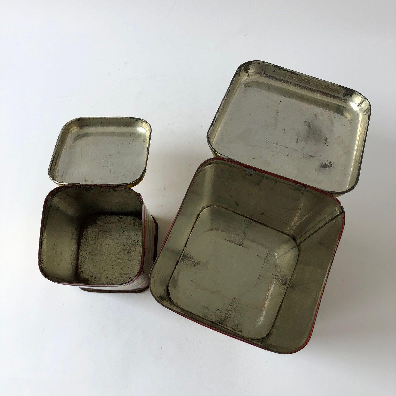 Soviet Tin Containers Vintage Jars Decorative Containers - Etsy