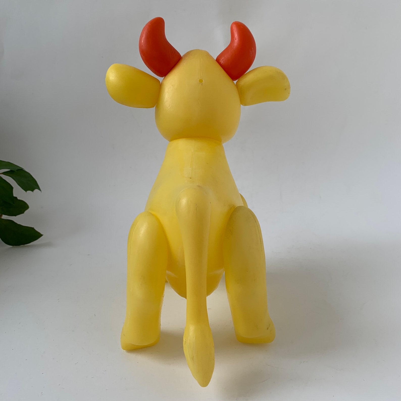 Vintage Toy cow Soviet Plastic Toy Plastic Cow | Etsy