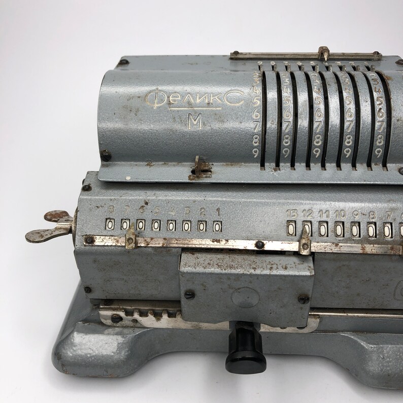 Vintage Mechanical Calculator felix Soviet Adding | Etsy