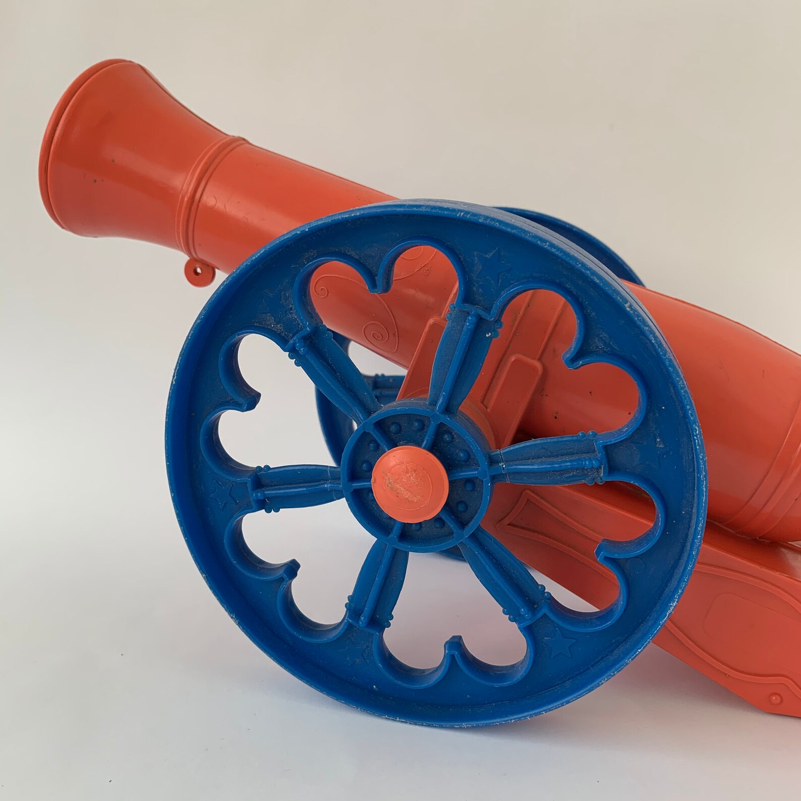 Large Vintage Toy Cannon, Soviet Plastic Cannon, Toy Cannon, Rare Toy ...