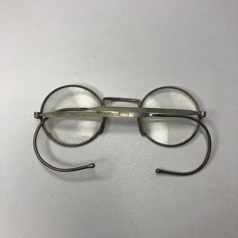 Vintage Glasses Round Glasses Wire Frame Glasses Diopter - Etsy