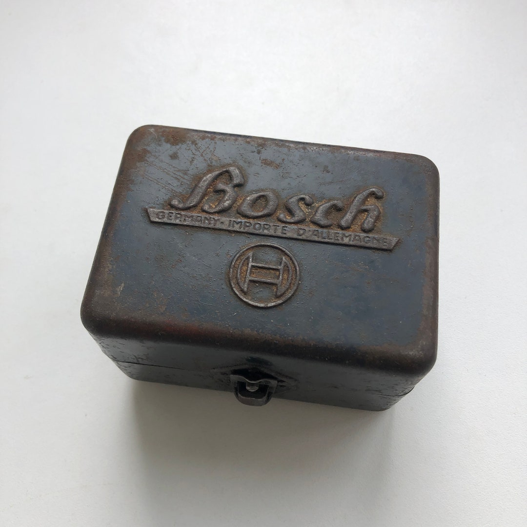 Vintage Metal Box Bosch Car Light Box Collector's Box - Etsy